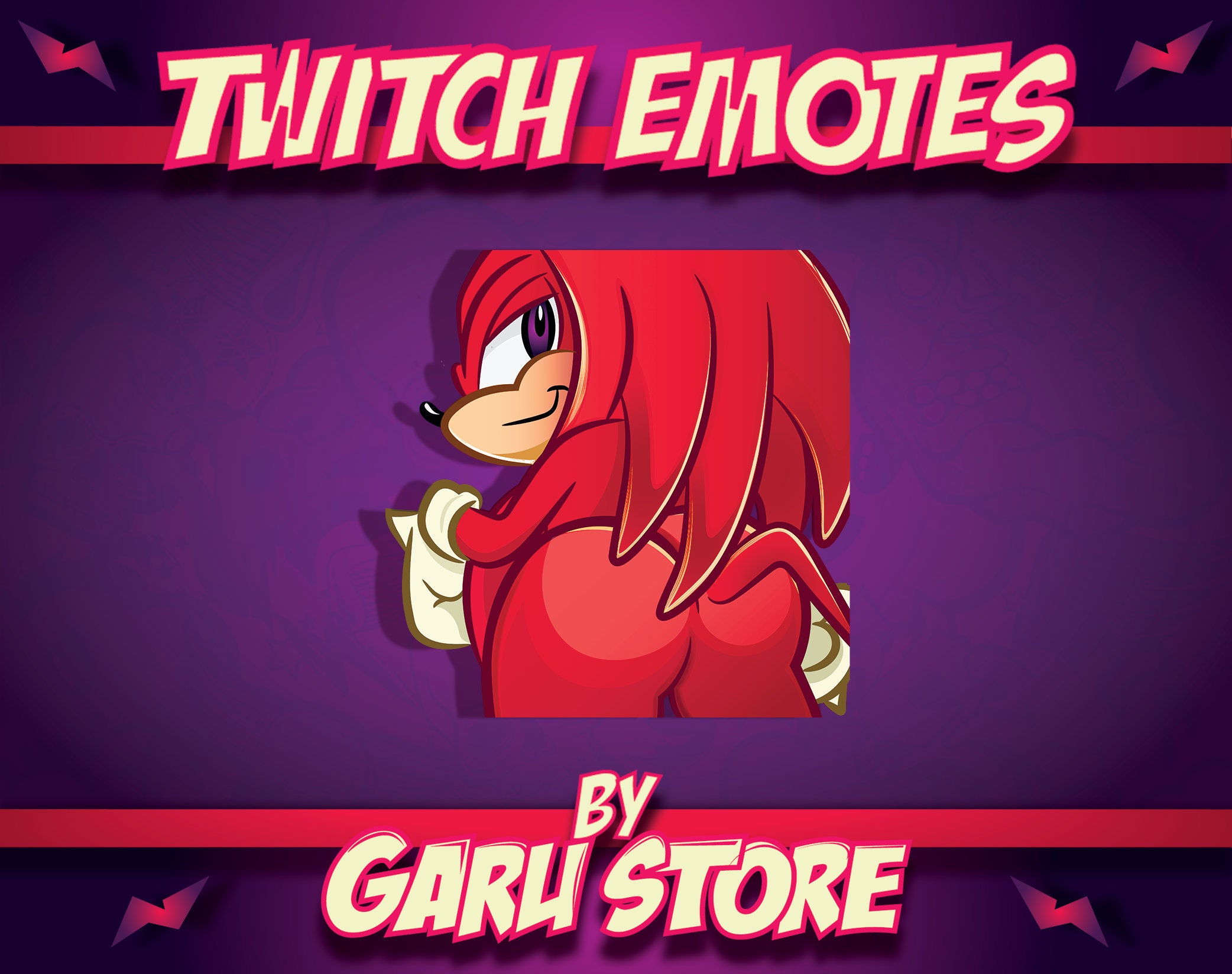 Twitch Emote / Discord / Knuckles / Sonic / Emote meme / - Etsy Canada