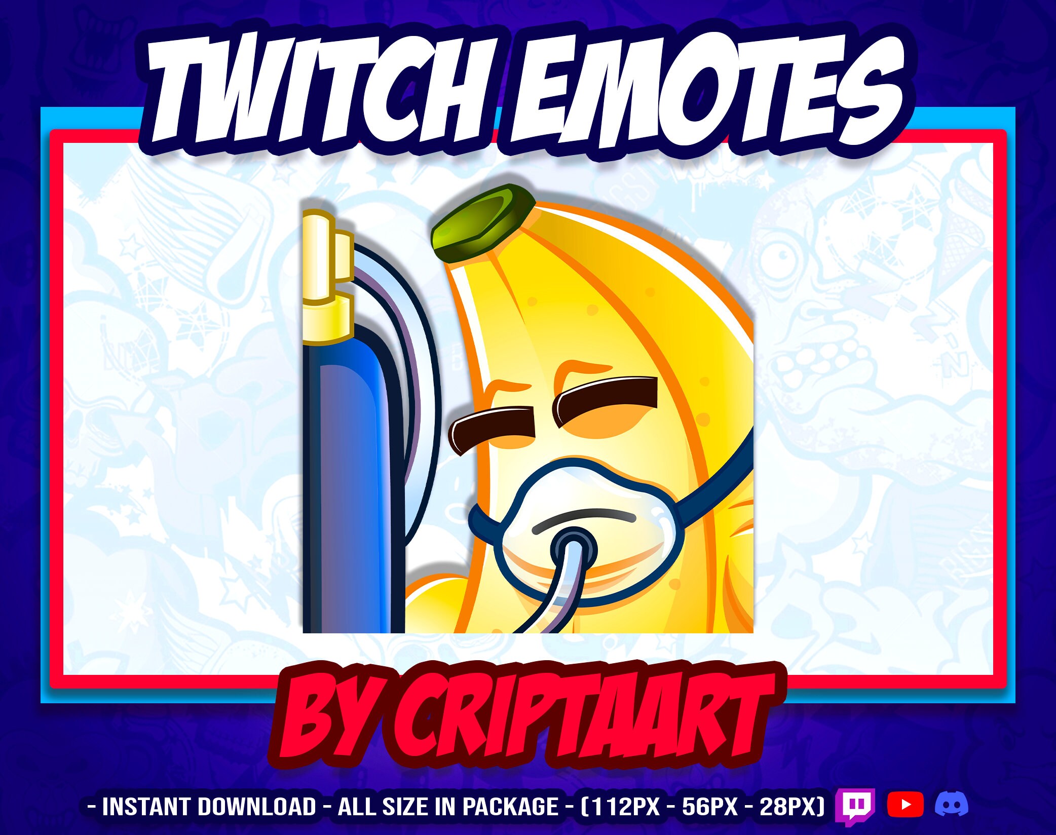 Twitch Emote Banana Emote Copium Emote Fruit Emote - Etsy España Twitch Emote Banana Emote Copium Emote Fruit Emote - Etsy España