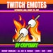 Marshmallow Twitch Emote, bonfire emoji, Chill Moment, Channel Points ...