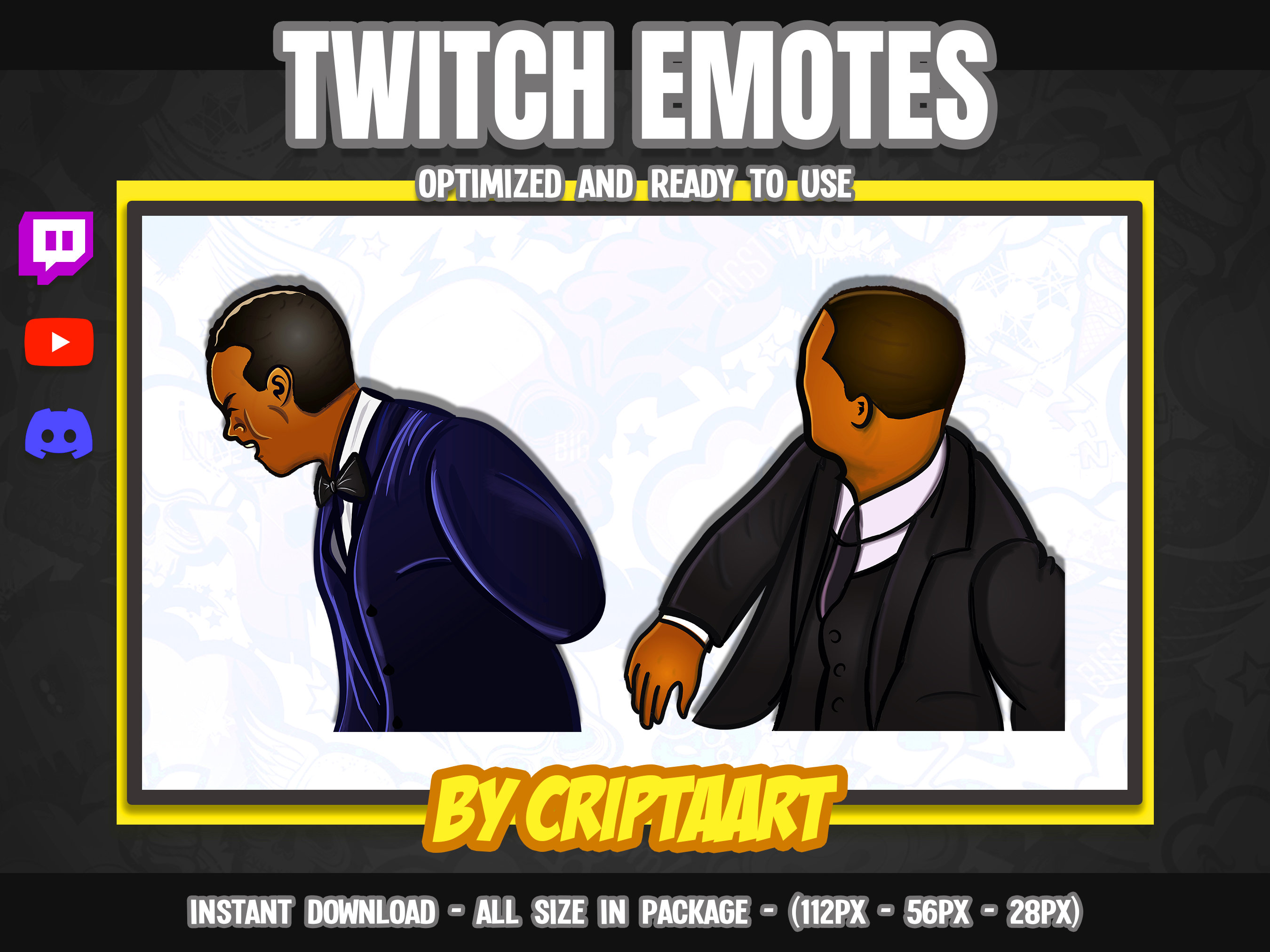 Slap Meme Twitch Emote, Bonk Emoji, Rage, Icons for Movie Stream, Items ...