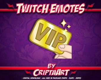 Twitch Vip Emote - Etsy Singapore