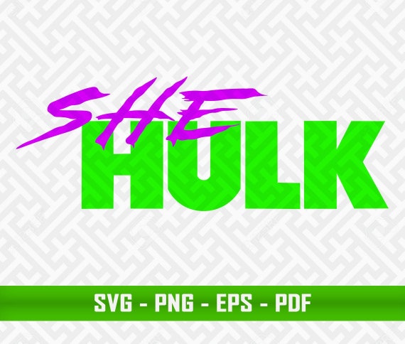 She Hulk Logo Vektor / Avenger / svg / pdf / eps / png - Etsy Österreich