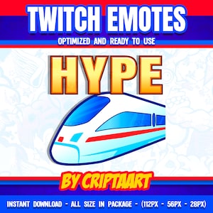 Hype Train Twitch Emote, Bullet Train, Bits, Channel Points, Kick ...