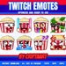 Popcorn Emotes Pack, Cool Popcorn Emote Bundle, Kawaii Food Icons Pog ...