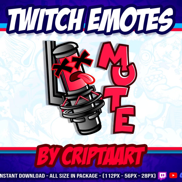 Twitch Emote Mic - Etsy