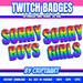 LGBT Twitch Emotes, Gay Pride Emoji, Sorry, Icon for Stream, Discord ...