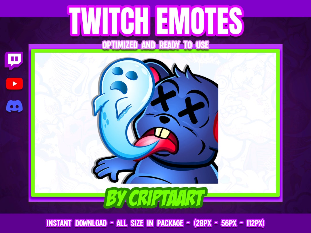 Dead Mouse Twitch Emote, Rat RIP, Funny Channel Points, Discord, Kick ...