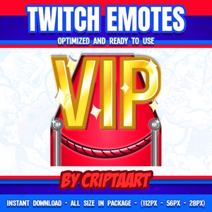 VIP Twitch Emote, Red Carpet Sub Emoji, Vip Subscriber, Icons for ...