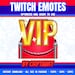 VIP Twitch Emote, Red Carpet Sub Emoji, Vip Subscriber, Icons for ...