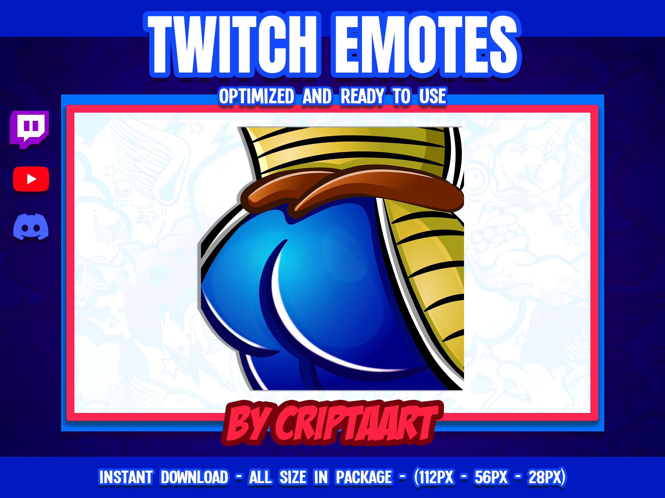 Twitch Emote Booty Emote Discord Twitch Emote Etsy
