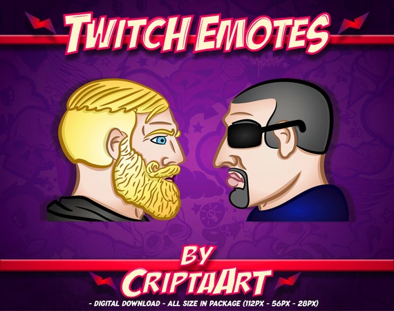Twitch Emote x3 / Chad Nordic VS Chad Boomer / Meme Emote - Etsy India