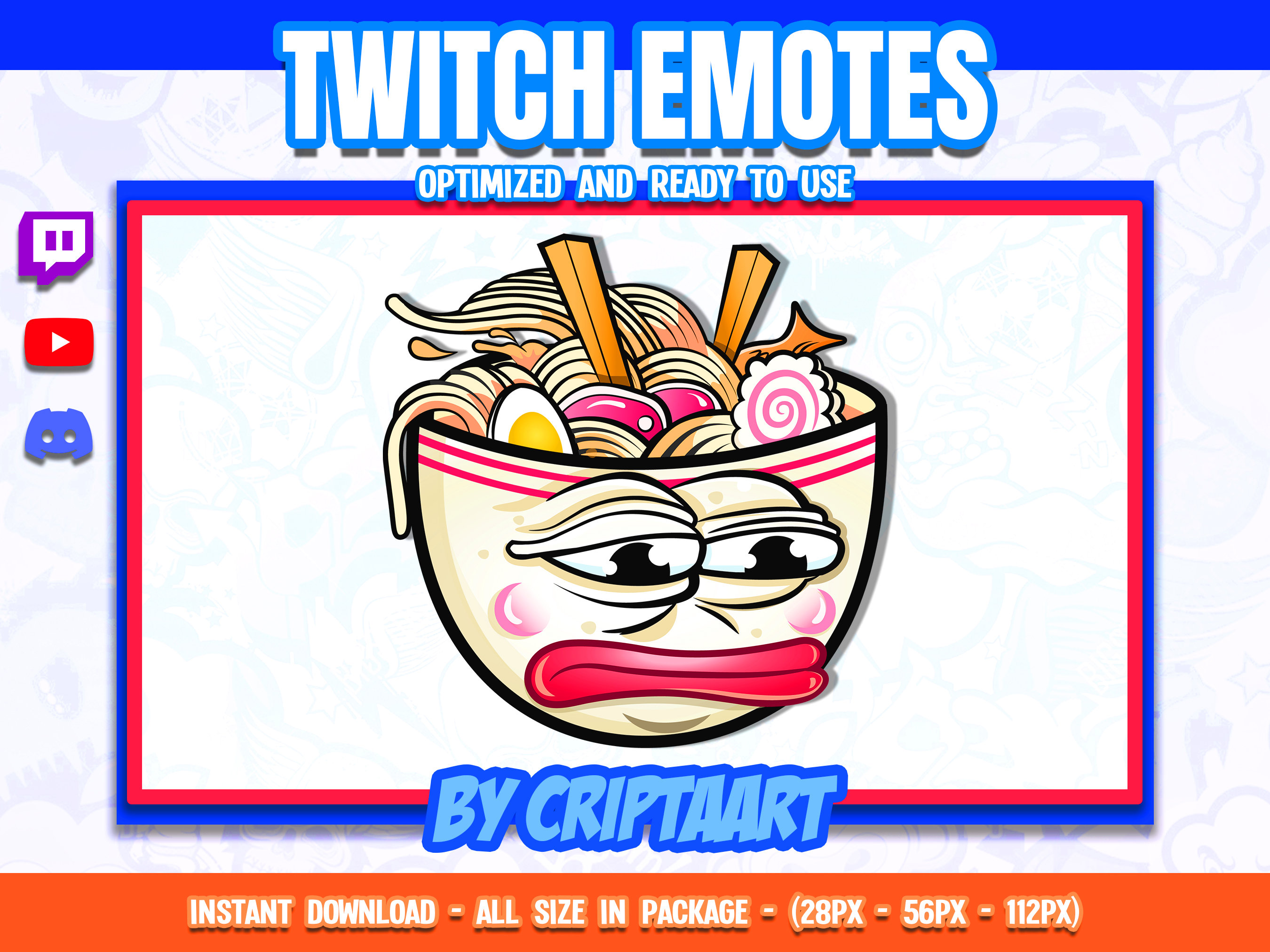 Pepe the Frog Ramen Twitch Emote, Kawaii Noodle Soup, Meme Monkas ...