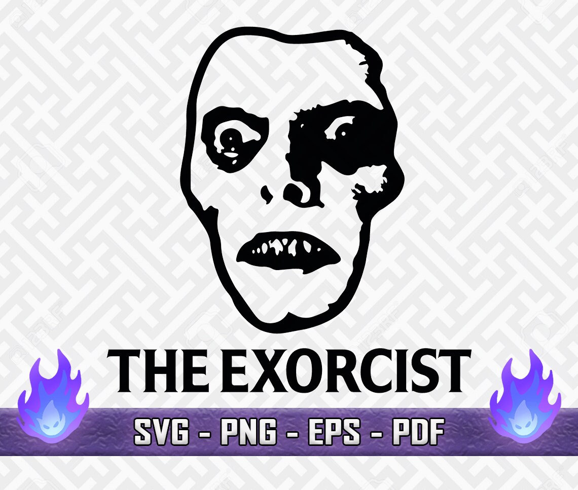 Pazuzu/ The Exorcist Logo / Halloween / Horror / Print / | Etsy