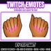 Periodt Twitch Emote, Nails, Aesthetic, Channel Points, Stream - Etsy