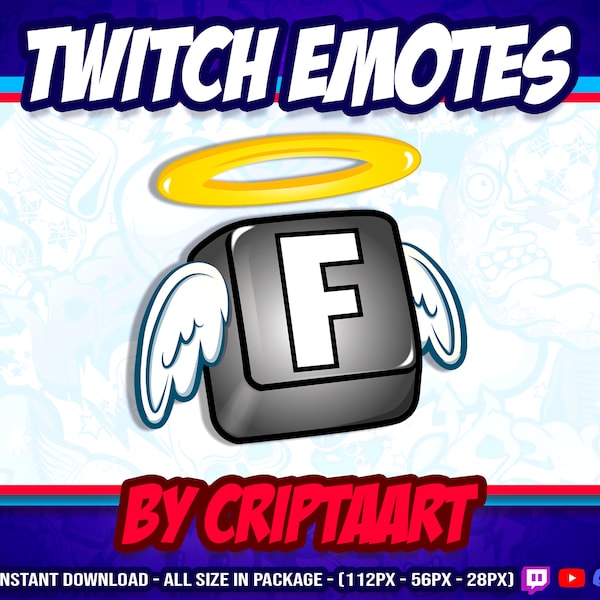 F Twitch Emote - Etsy Canada
