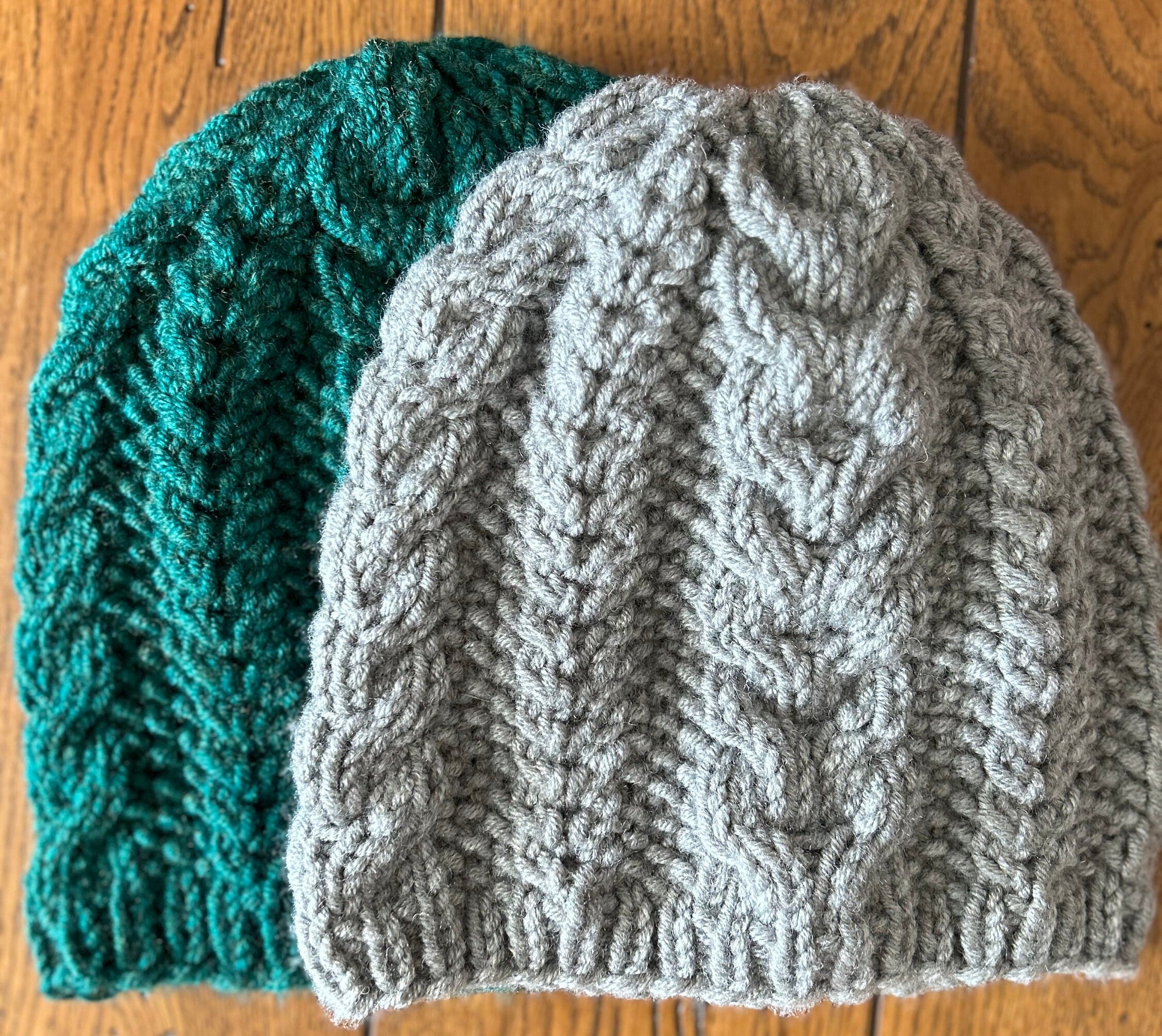 Bulky Knitted Cable Hat for Women and Girls. - Etsy