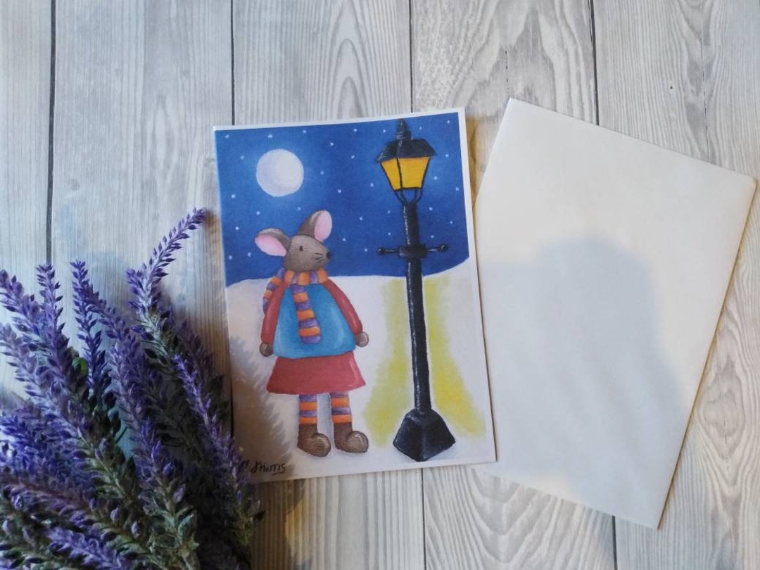 Mouse Card, Mouse Greeting Card, Art Card, Fine Art Card, Mouse ...