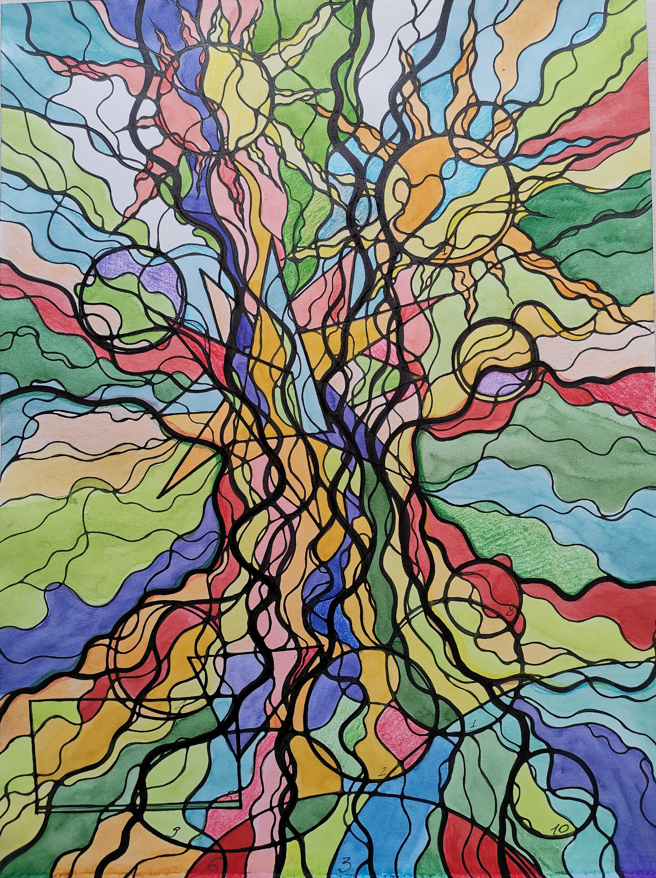 Neurographic Picture Tree - Etsy