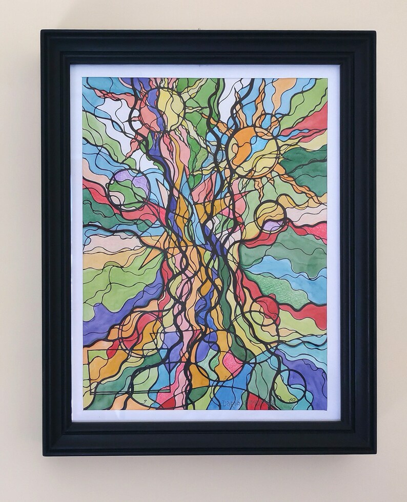 Neurographic Picture Tree - Etsy