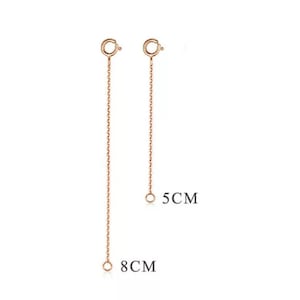 DAMLA - Water Drop Choker Satellite Gold Chain Choker Necklace 925 ...