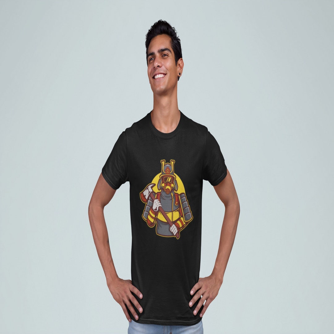 Japanese Samurai Firefighter Axe Warrior Armor Sword Fighter - Etsy UK