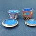 Cloisonne Dragon and Birds Tibor or Round Boxes, Trinket / Pill Boxes ...