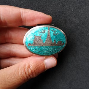 Vintage Silver Box or Pillbox With Silver Hallmark, Trinket Boxes for ...