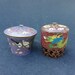 Cloisonne Dragon and Birds Tibor or Round Boxes, Trinket / Pill Boxes ...