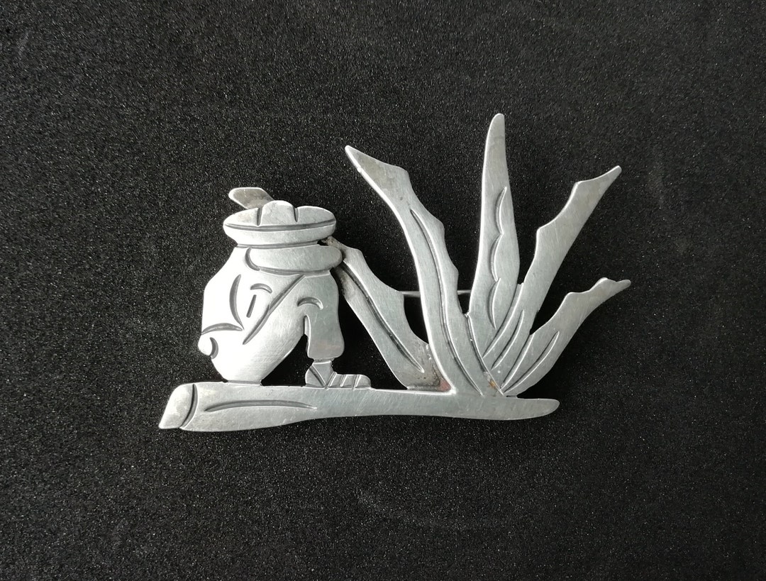 Original MARICELA Brooch. Tasco Mexico 925 Silver Vintage Jewelry ...