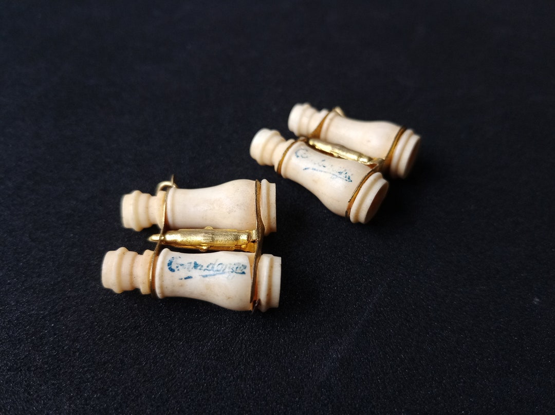 Mini Binoculars With Stanhope Lens, Souvenir From Covadonga. Vintage ...