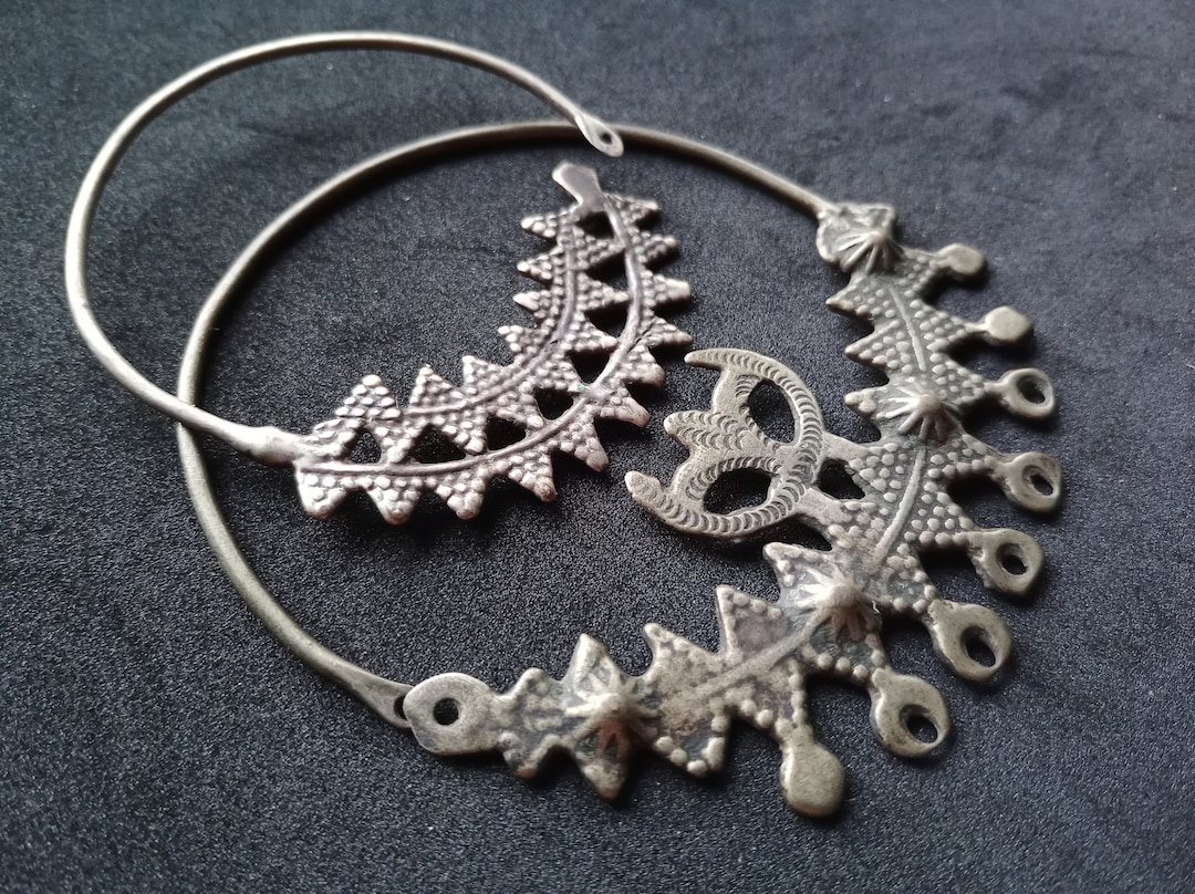 Algeria Vintage Earrings. Kabyle Algeria Vintage Antique Jewelry ...