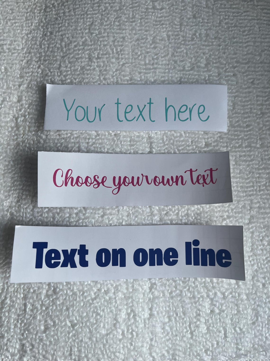 Custom Text Vinyl Decal: Personalized Quote Sticker for DIY Crafts - Etsy