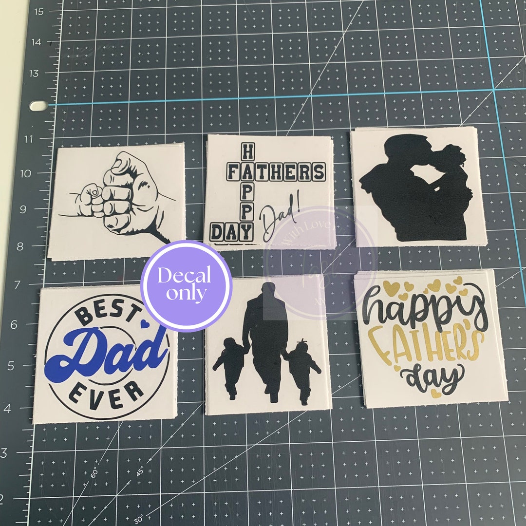 Decal Stickers for Dad // Father's Day Vinyl Decal, Gift Box or Bag for ...