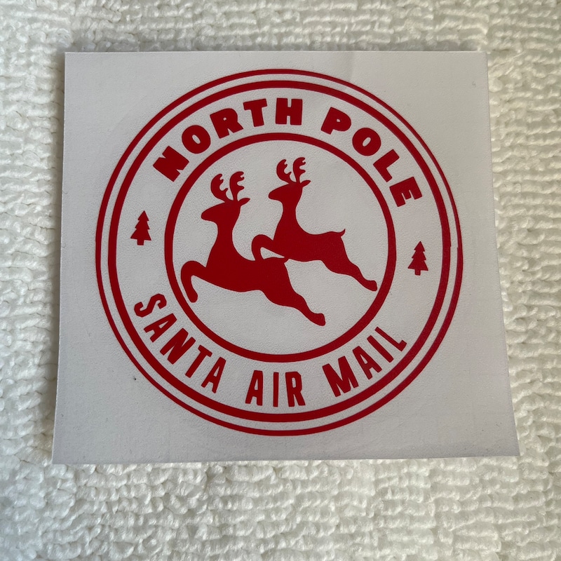 Santa Post Box Vinyl - Etsy UK