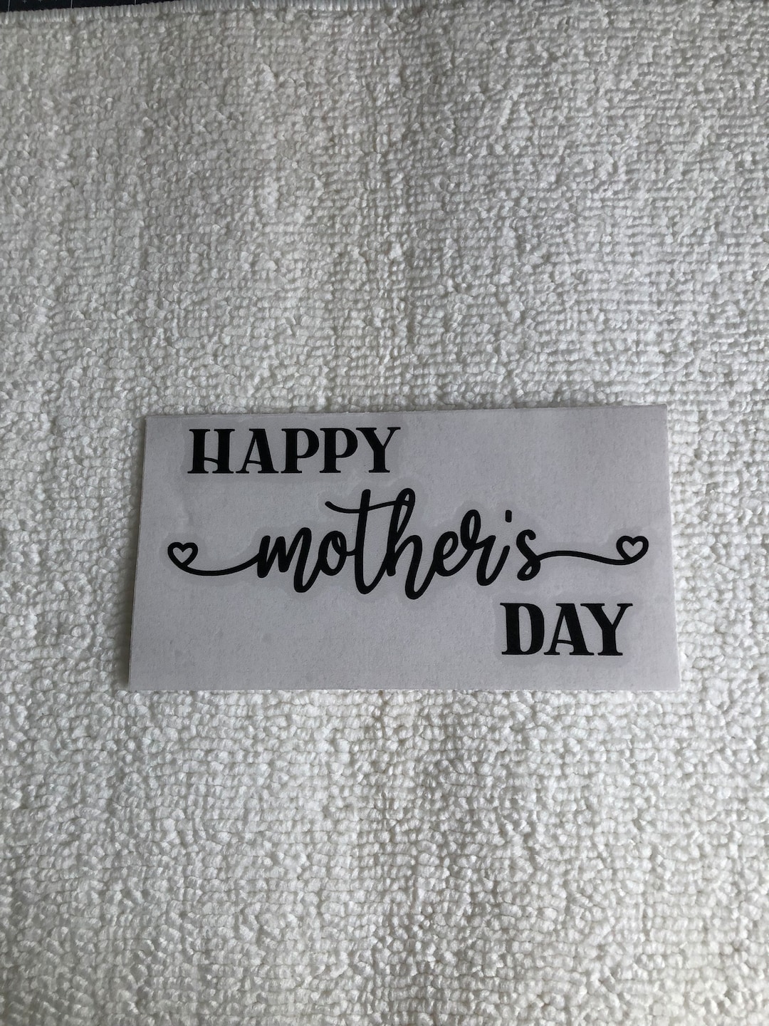 Happy Mother's Day Sticker // Vinyl Decal for Diy Gift for Mum, Label ...