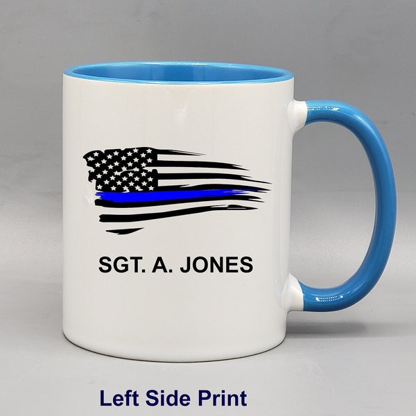 Law Enforcement Custom Coffee Mug - Etsy