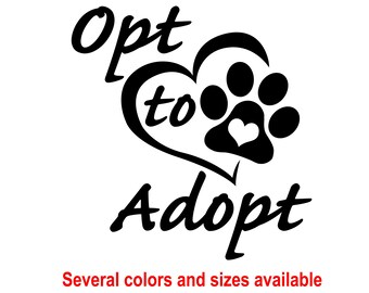 Adoption Car Decal - Etsy