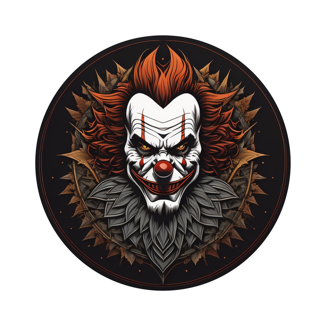 Creepy Clown - Indoor/outdoor Aluminum Sign - Door Hanger Sign, Wall ...