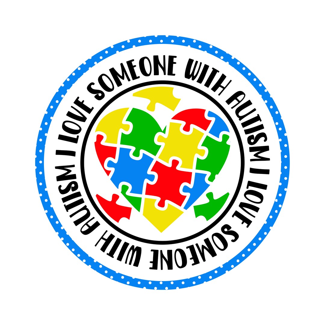 Autism Awareness - Round Metal Wreath Sign WS-434 - Etsy