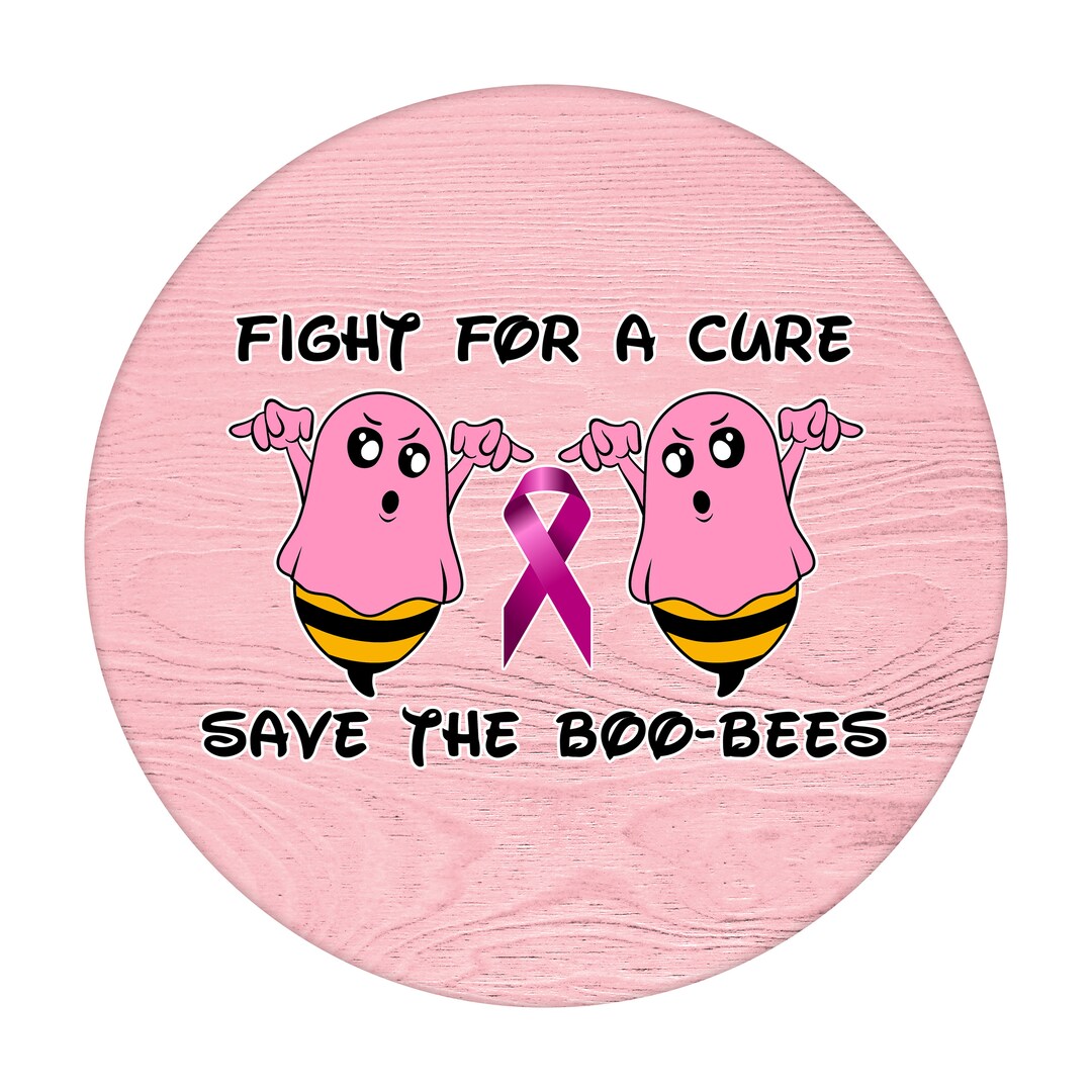 Breast Cancer Round Metal Wreath Sign WS-007 - Etsy