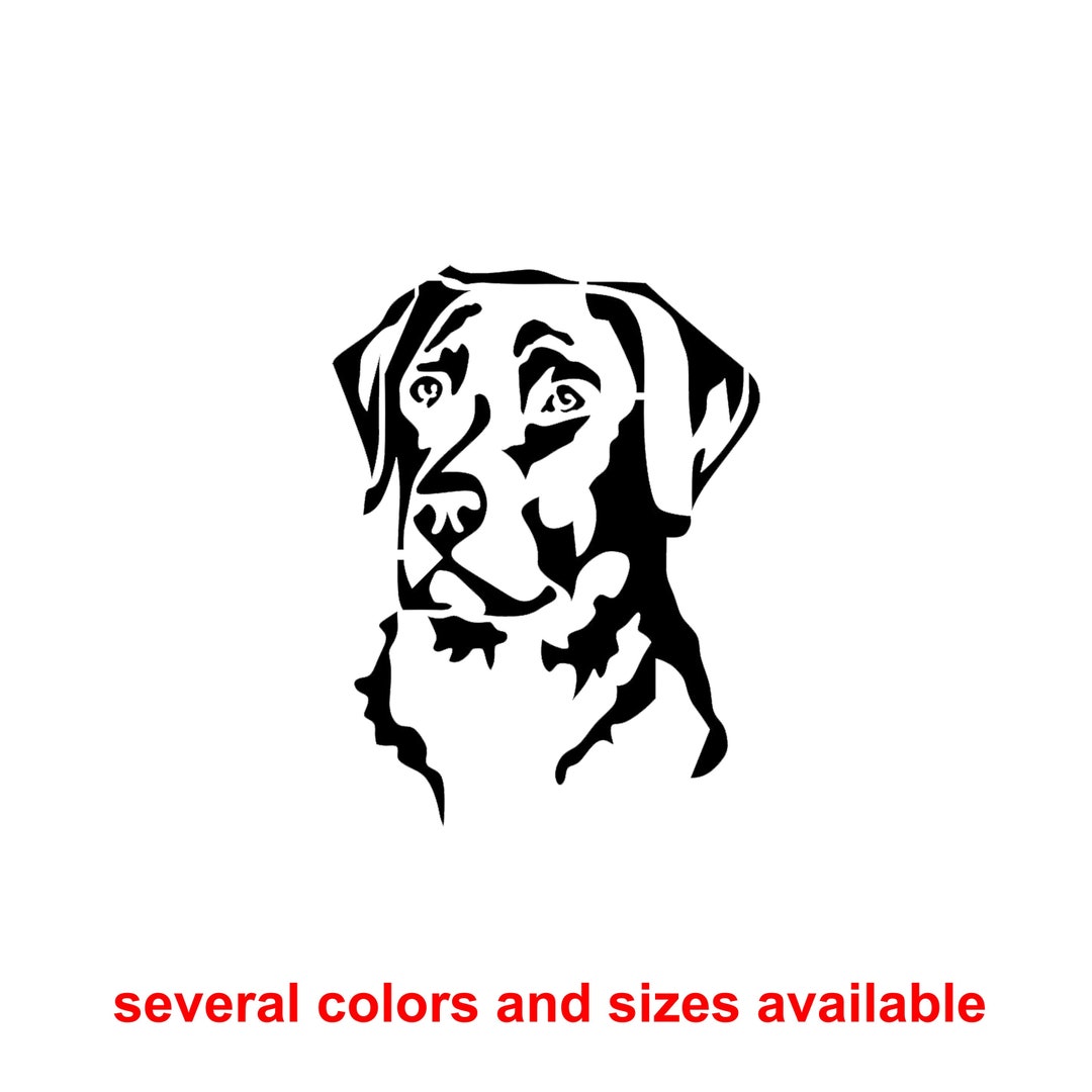 LABRADOR Die-cut Vinyl Decal Available in Several Colors and Sizes Car ...
