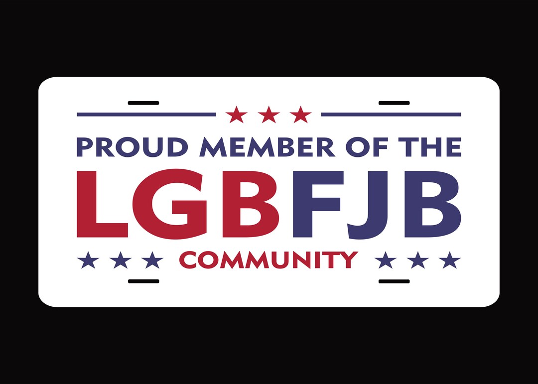 Lets Go Brandon FJB Aluminum License Plate LGBFJB Community Novelty ...