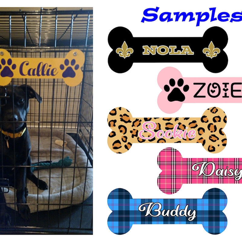 Custom Dog Name Plate - Etsy