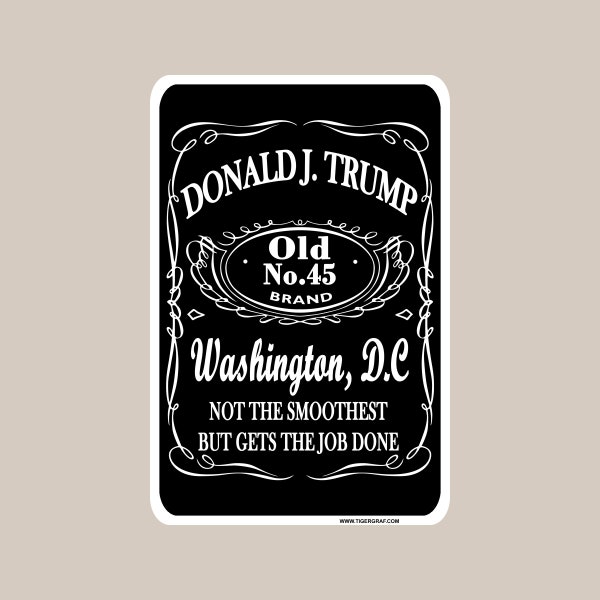 Whiskey Label Trump - Etsy