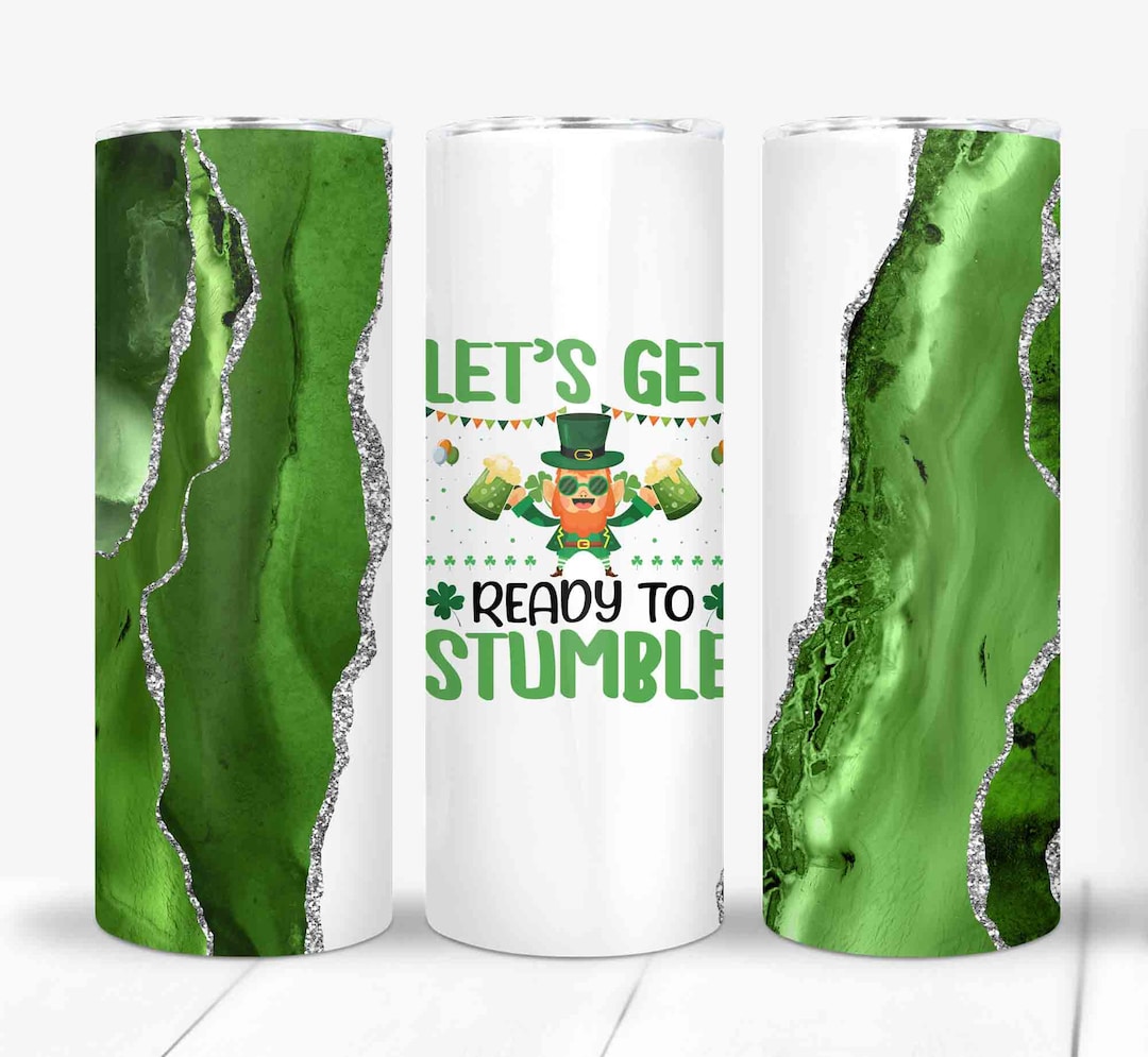 Let's Get Ready to Stumble Funny Leprechaun - 20oz Skinny Tumbler - Etsy