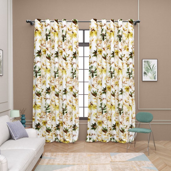 Velvet curtain panels store