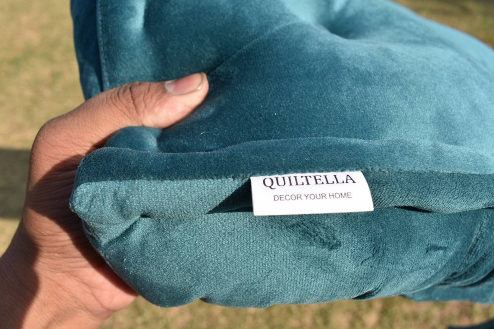 Velvet Square Box Cushion Handmade Floor Cushion Indoor | Etsy