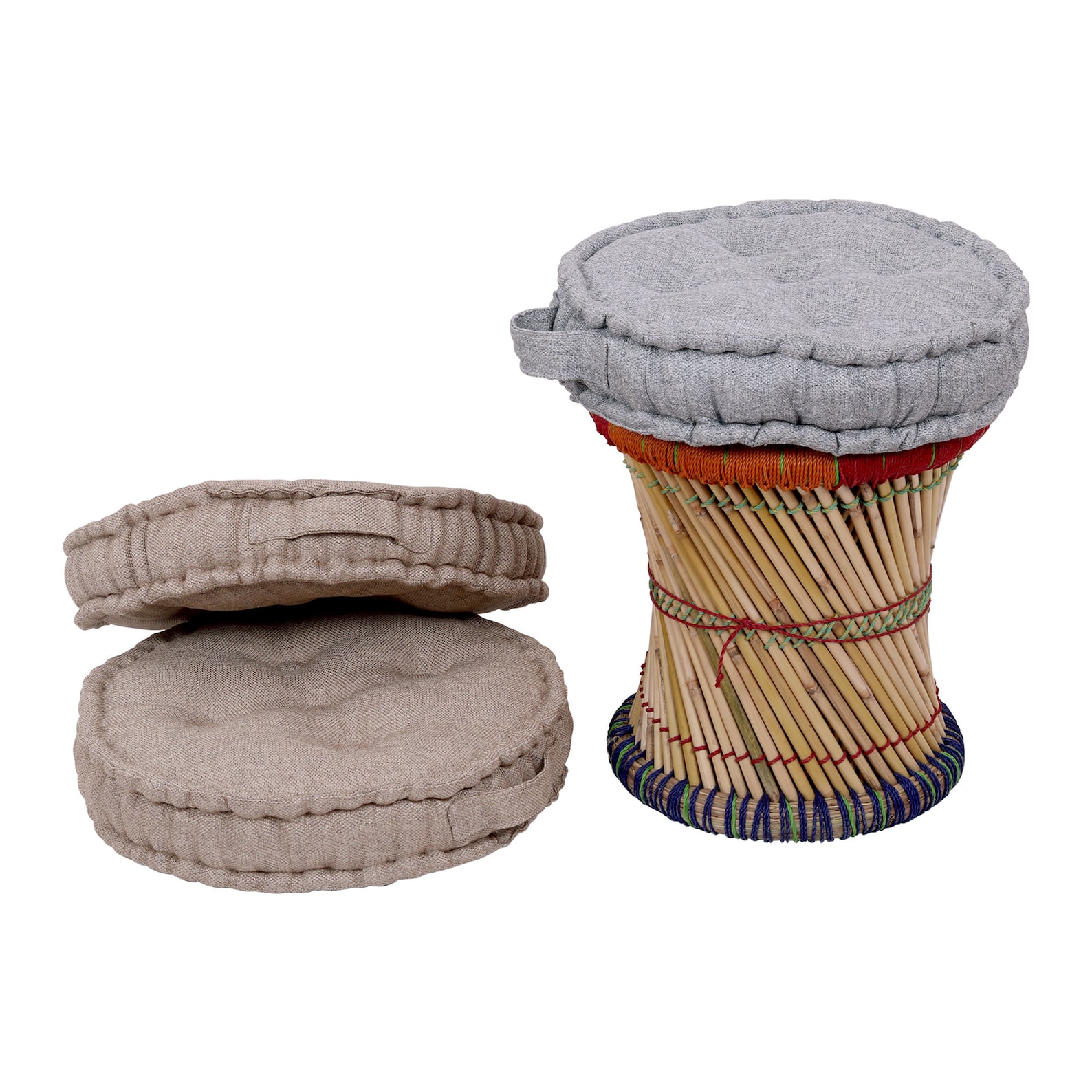 Round Classic Box cushion handmadeFloor cushion pillow | Etsy