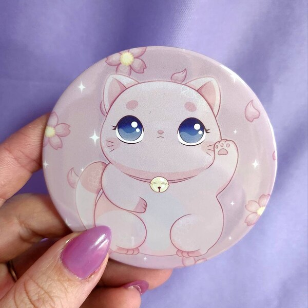 Cat Compact Mirror - Etsy