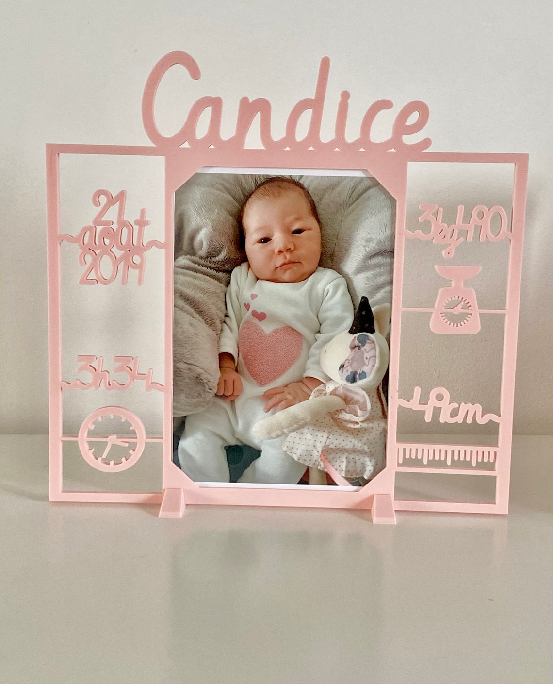 Personalized birth frame to ask | Etsy